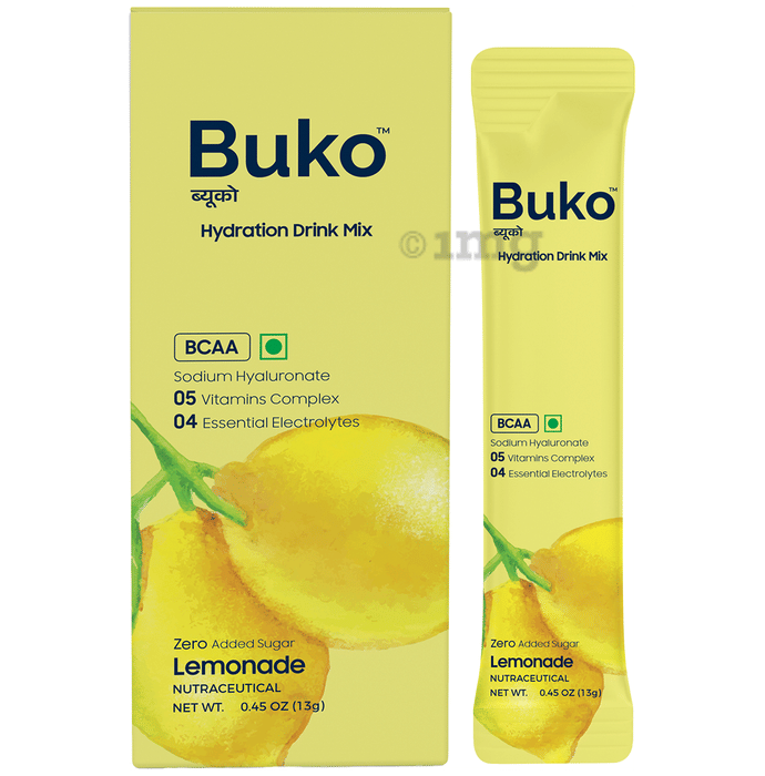 Buko Hydration Drink Mix (13gm Each) Lemonade Zero Added Sugar: Buy box ...