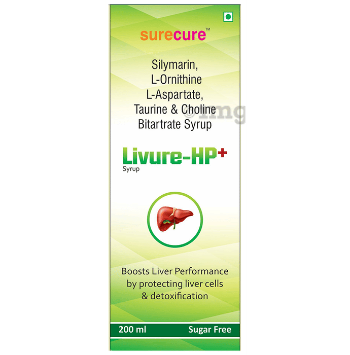 Surecure Livure - Hp+ Syrup Sugar Free: Buy bottle of 200.0 ml Syrup at ...