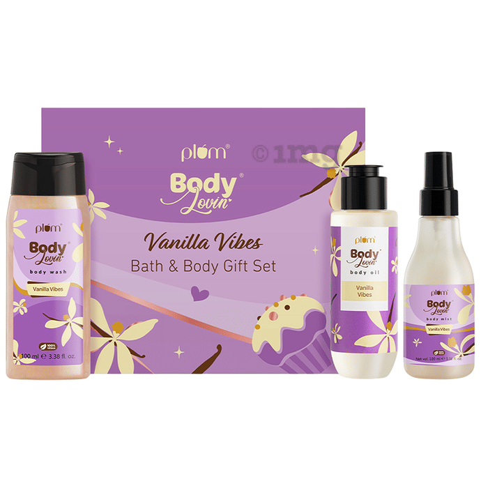 Plum Body Lovin Vanilla Vibes Bath & Body Gift Set: Buy box of 1.0 Kit ...