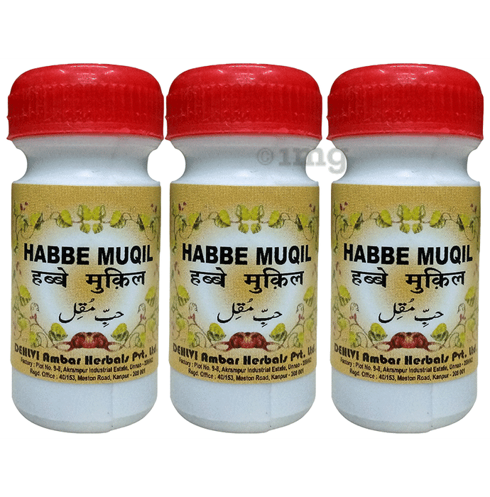 Dehlvi Habbe Muqil (40 Each): Buy combo pack of 3.0 bottles at best ...