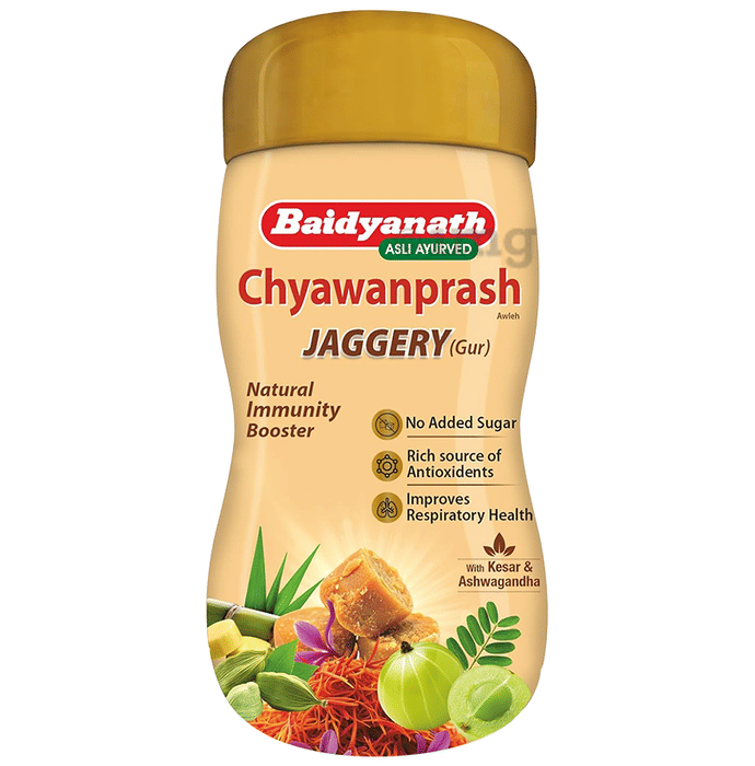 Baidyanath Asli Ayurved Chyawanprash Awleh Jaggery (Gur): Buy jar of ...
