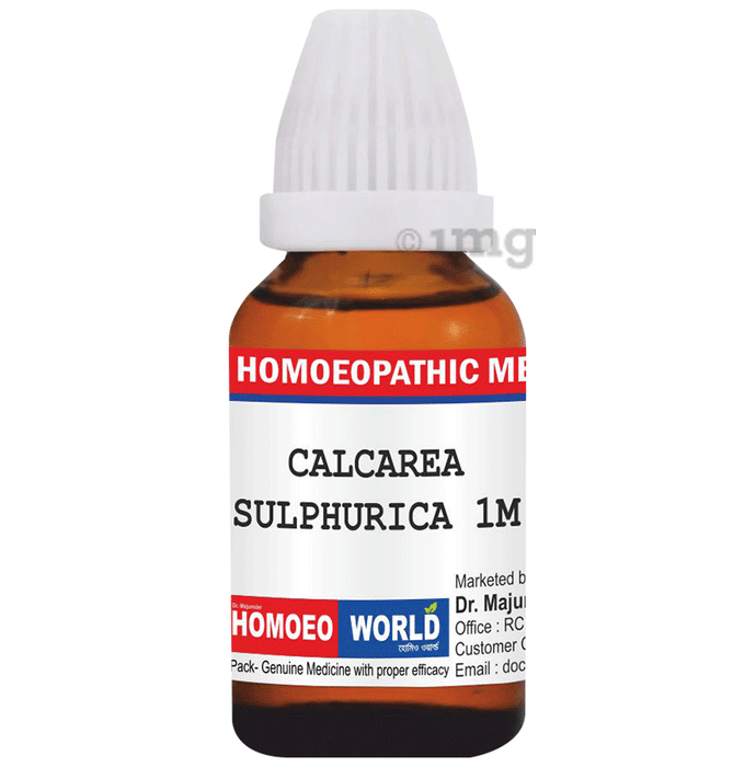 Dr. Majumder Homeo World Calcarea Sulphurica Dilution 1M: Buy bottle of ...