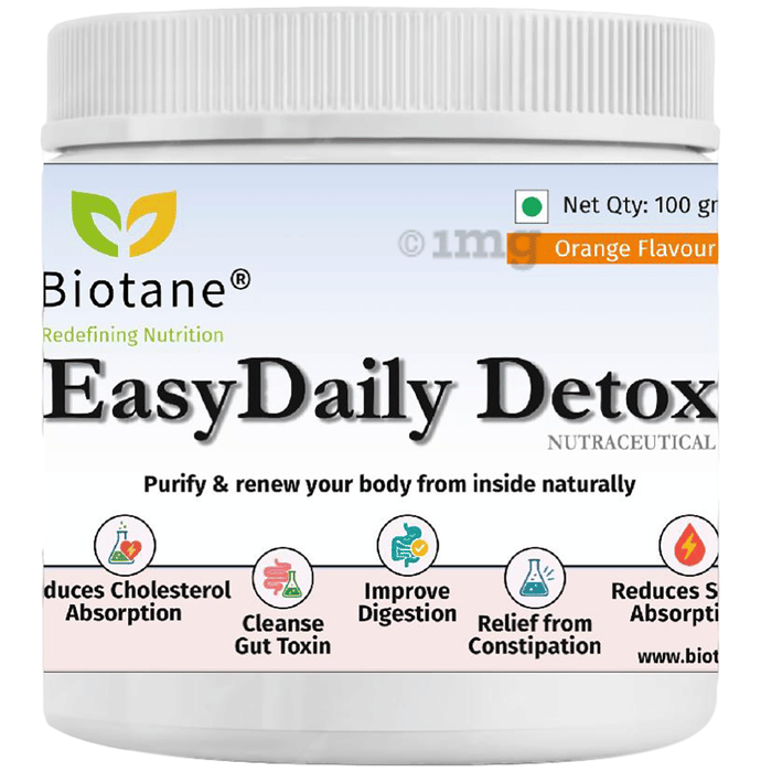 Biotane EasyDaily Detox Powder Orange: Buy jar of 100.0 gm Powder at ...