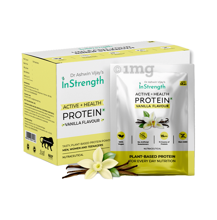 InStrength Active + Health Protein Sachet (48gm Each) Vanilla: Buy box ...