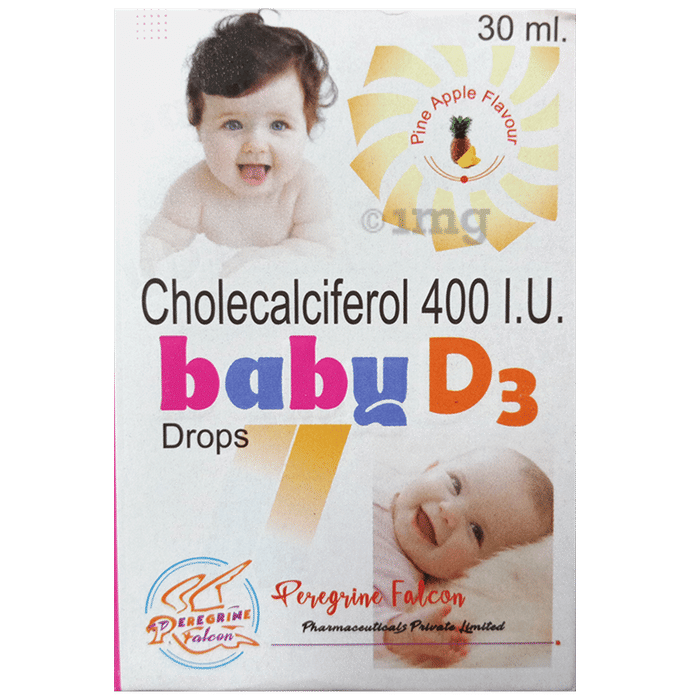 Baby D3 Oral Drops Pineapple: Buy bottle of 30.0 ml Oral Drops at 𝗯𝗲𝘀𝘁 ...
