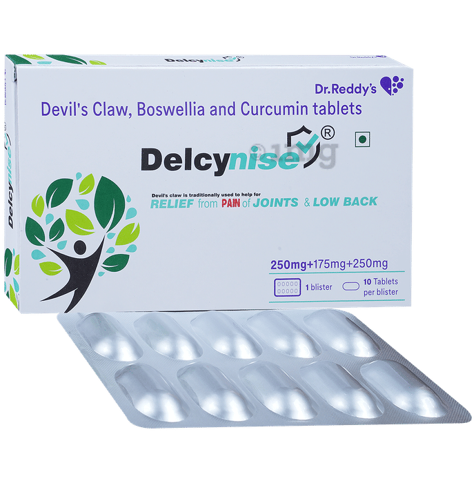 Delcynise Tablet | For Relief from Joint & Low Back Pain: Buy strip of ...