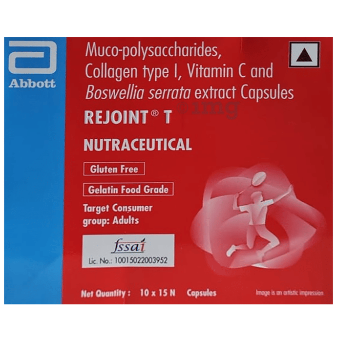 Rejoint T New Nutraceutical Capsule Gluten Free: Buy strip of 15.0 ...