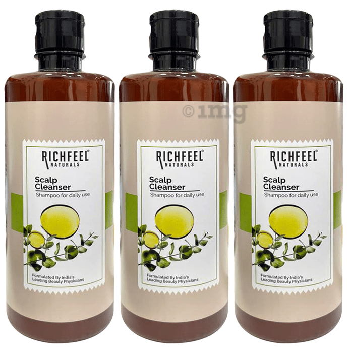 Richfeel Anti Acne Mud Pack - Fights Acne, Blackheads & Scars (500ml ...
