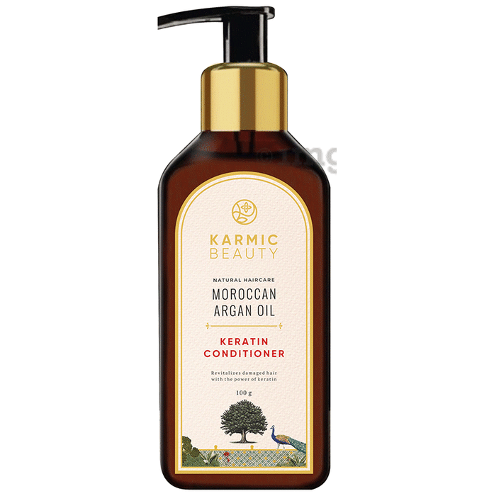 Karmic Beauty Moroccan Argan Oil Keratin Conditioner: Buy pump bottle ...