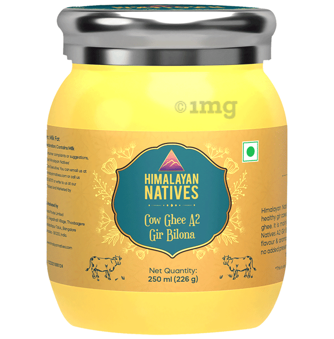 Himalayan Natives Cow Ghee A2 Gir Bilona: Buy jar of 250.0 ml Paste at best price in India | 1mg