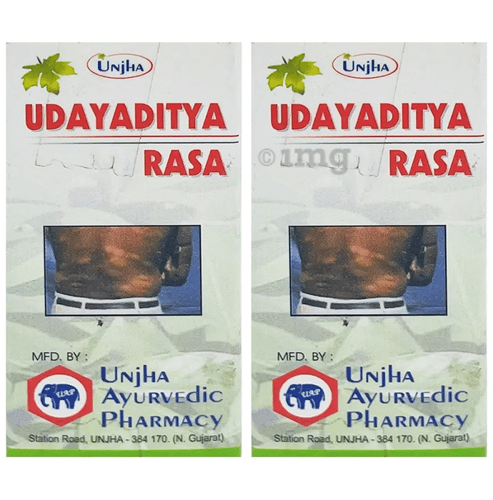 Unjha Udayaditya Rasa Tablet (40 Each): Buy combo pack of 2.0 bottles ...