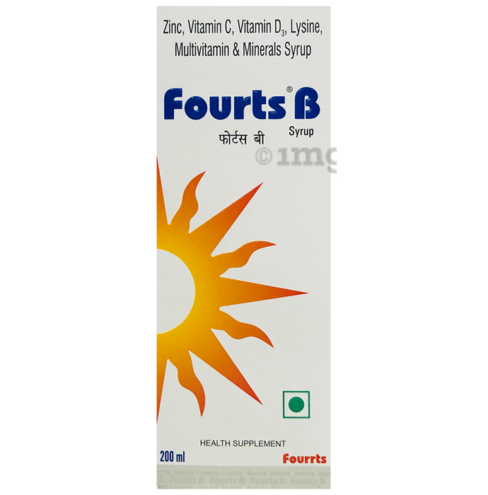 Fourts B Syrup: Buy bottle of 200.0 ml Syrup at best price in India | 1mg
