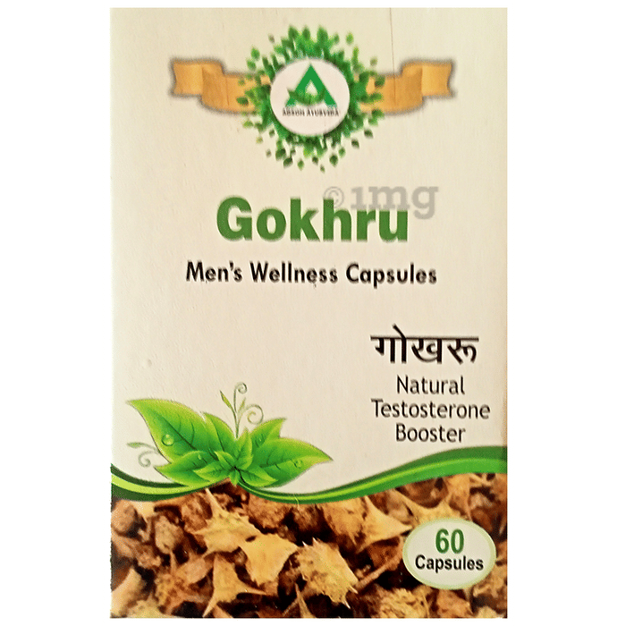 Agron Ayurveda Gokhru Capsule: Buy bottle of 60.0 capsules at best ...
