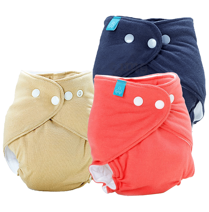 Bumberry Smart Fitted Cotton Cloth Reusable One Piece Diapering with ...