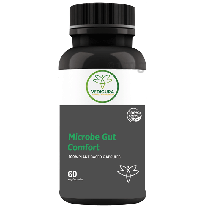 Vedicura Microbe Gut Comfort Veg Capsule: Buy bottle of 60.0 vegicaps ...