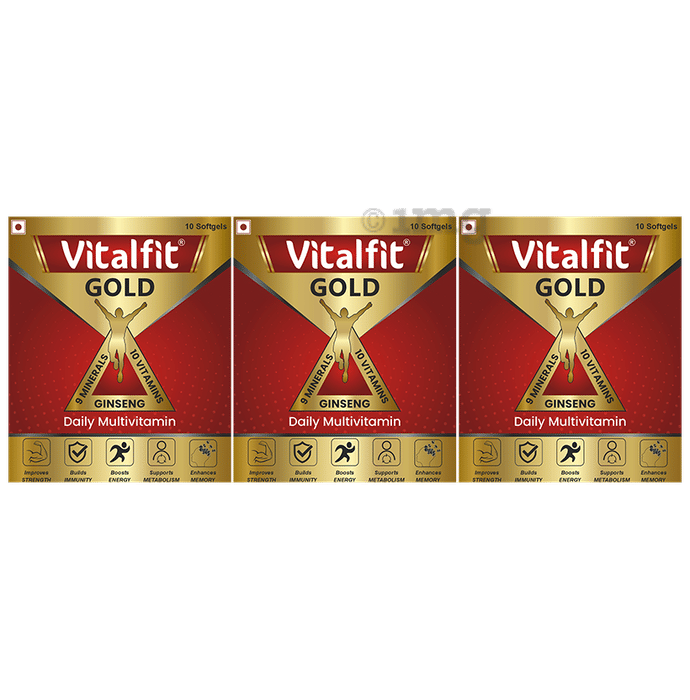 Combo Pack of Vitalfit Gold Capsule (10 Each): Buy combo pack of 3.0 ...
