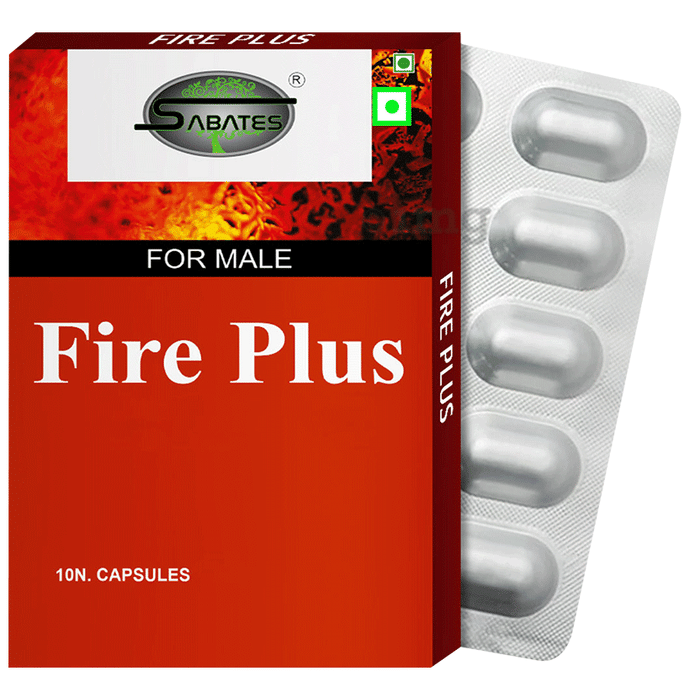 Sabates Fire Plus Capsule: Buy strip of 10.0 capsules at best price in ...