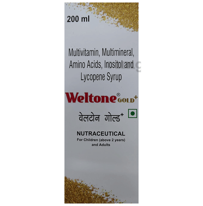 Weltone Gold Plus Syrup for Adults: Buy bottle of 200.0 ml Syrup at ...