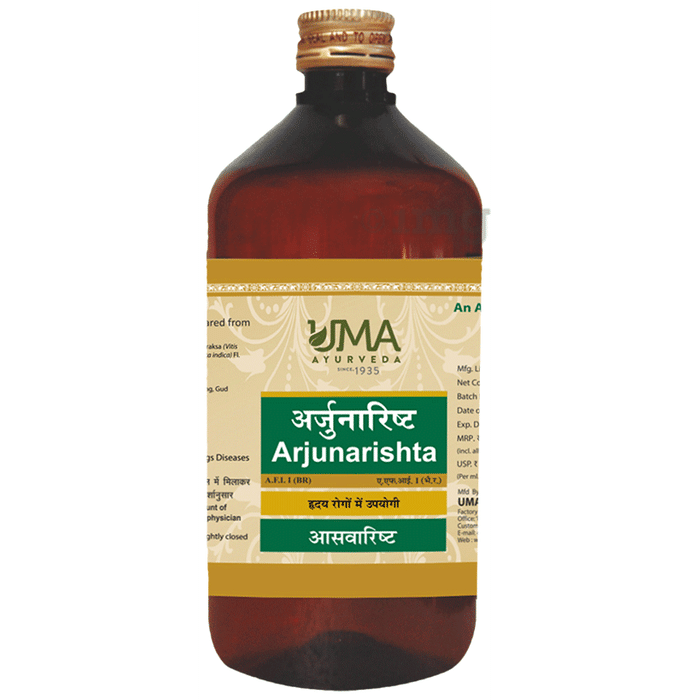 Uma Ayurveda Arjunarishta: Buy bottle of 450.0 ml Syrup at best price ...