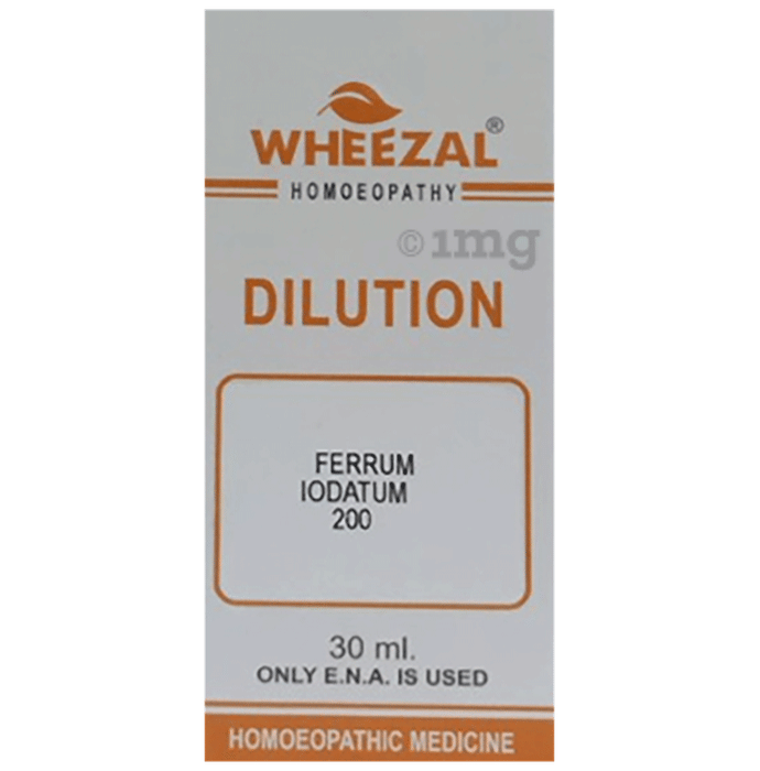 Wheezal Ferrum Iodatum Dilution 200: Buy bottle of 30.0 ml Dilution at ...