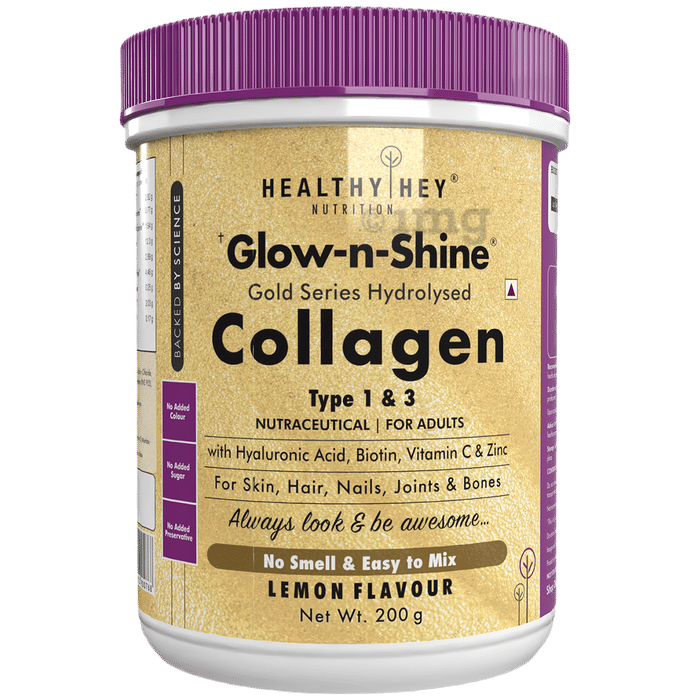 Healthy Hey Nutrition Gold Series Hydrolysed Collagen Type 1 & 3 for ...
