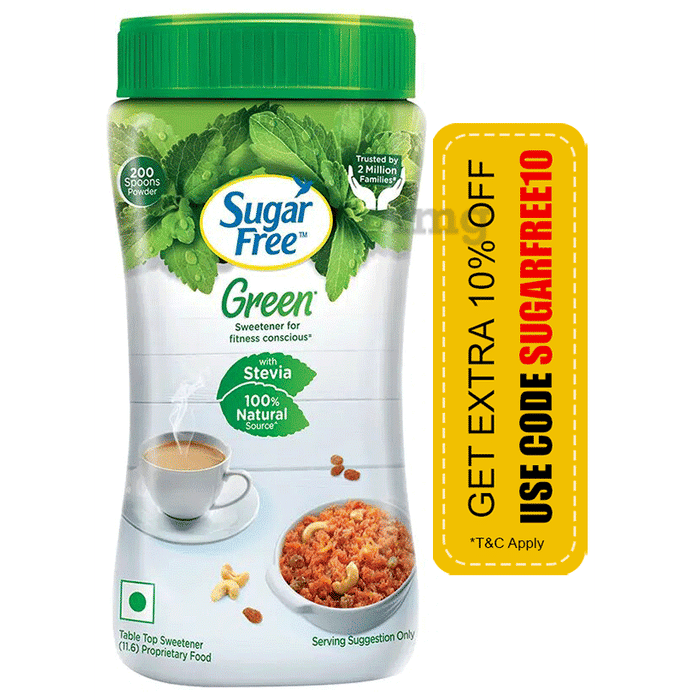Sugar Free Green Stevia Sweetener Powder: Buy jar of 200.0 gm Powder at ...