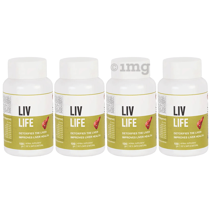 Eternal Life Ayurveda Liv Life Powder (100gm Each): Buy combo pack of 4 ...