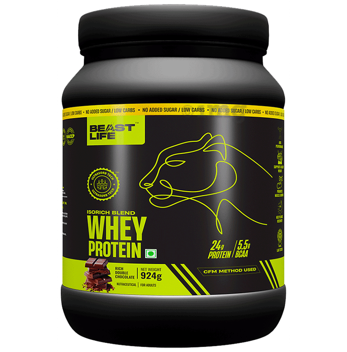BeastLife Isorich Blend Whey Protein Powder Double Rich Chocolate: Buy ...