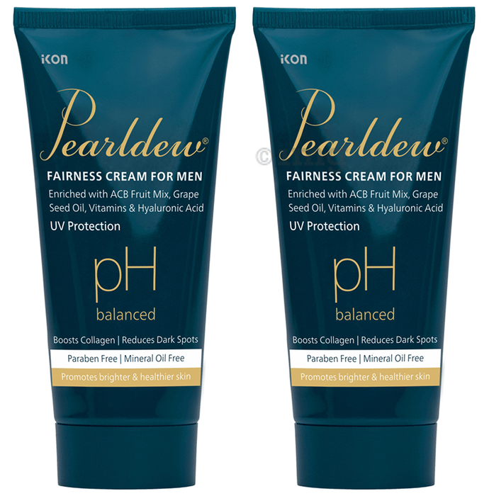 Pearldew pH Balanced Fairness Cream for Men (50gm Each): Buy combo pack ...