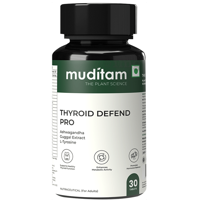 Muditam Thyroid Defend Pro Tablet | Supports Thyroid Balance ...