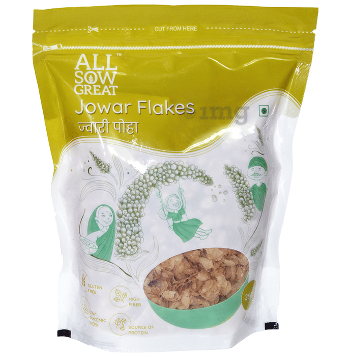 All Sow Great Jowar Flakes: Buy packet of 250.0 gm Flakes at best price ...