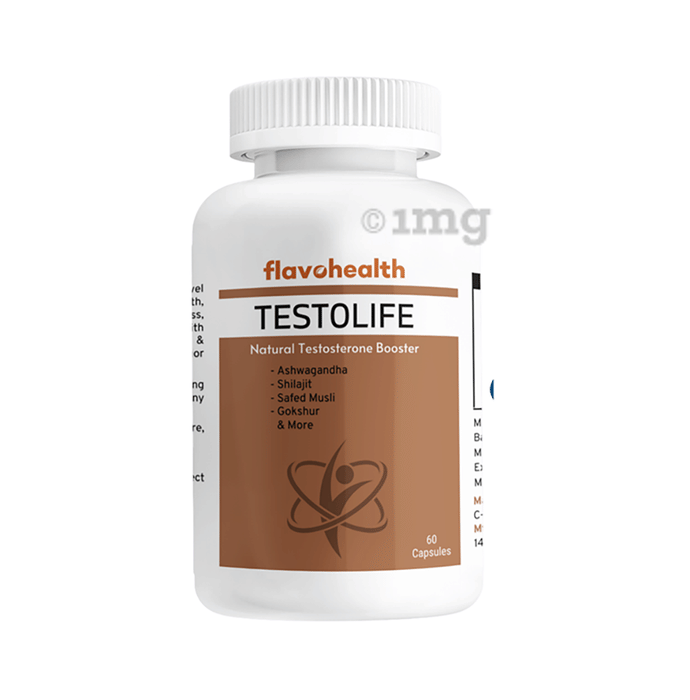 Flavohealth Testolife Capsule: Buy bottle of 60 capsules at best price ...