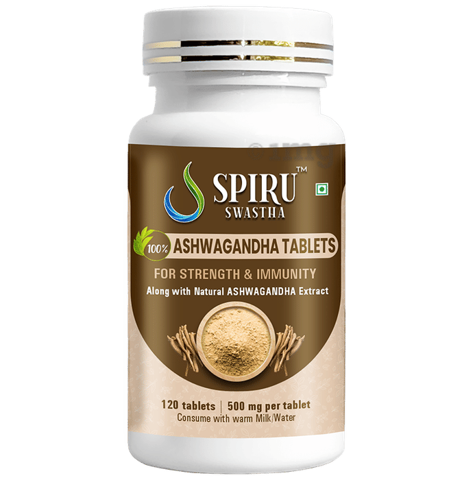 Spiru Swastha Ashwagandha Tablet: Buy bottle of 120.0 tablets at best ...