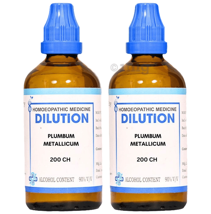 LDD Bioscience Plumbum Metallicum Dilution (100ml Each) 200 CH: Buy ...