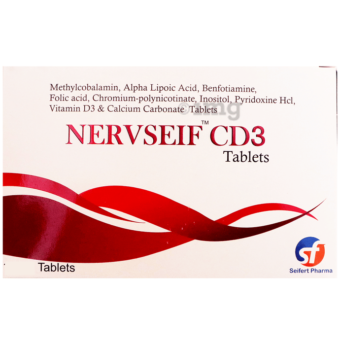 Nervseif CD3 Tablet: Buy strip of 10.0 tablets at best price in India | 1mg