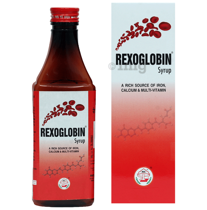 Rex Rexoglobin Syrup: Buy bottle of 200.0 ml Syrup at best price in ...