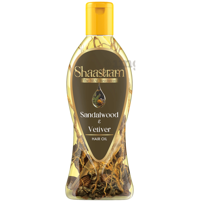Shaastram Sandalwood & Vetiver Hair Oil: Buy bottle of 180.0 ml Oil at ...