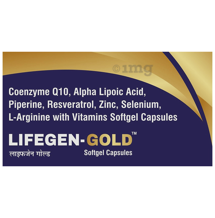 Lifegen-Gold Softgel Capsule: Buy strip of 10.0 soft gelatin capsules ...