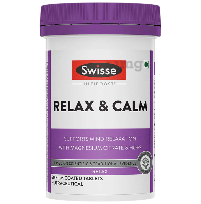 Swisse Ultiboost Relax & Calm Tablet: Buy bottle of 30.0 tablets at ...