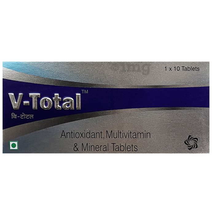 V-Total Tablet: Buy strip of 10.0 tablets at 𝗯𝗲𝘀𝘁 𝗽𝗿𝗶𝗰𝗲 in India | 1mg