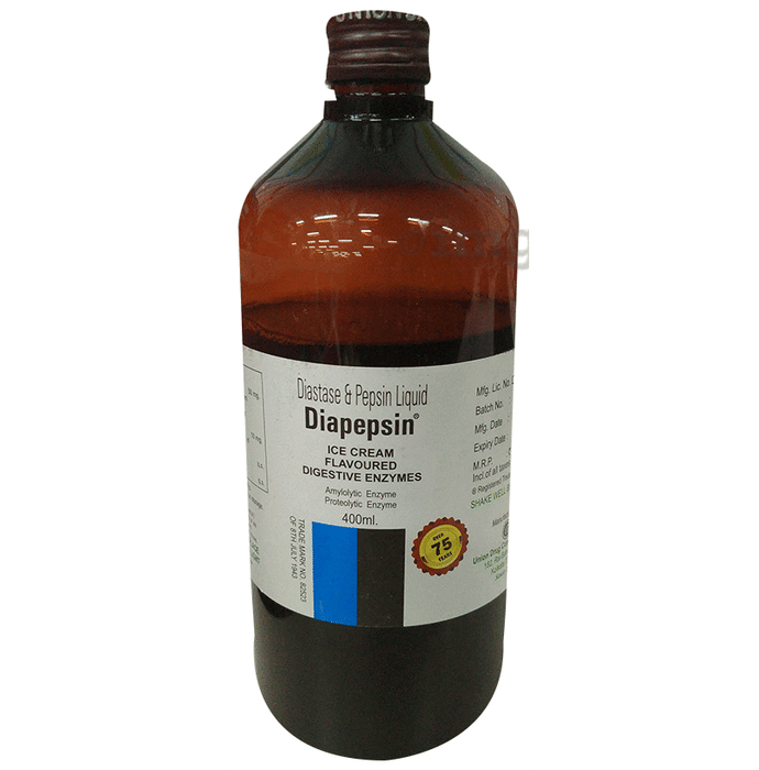 Diapepsin Diastase & Pepsin Liquid Ice Cream: Buy bottle of 400.0 ml ...