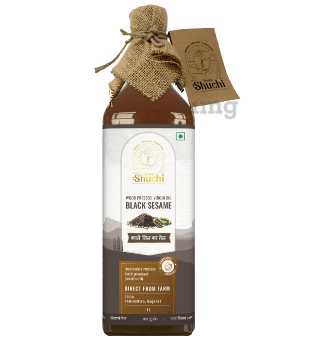 Janki's Shuchi Black Sesame Wood Pressed Virgin Oil: Buy bottle of 1.0 ...