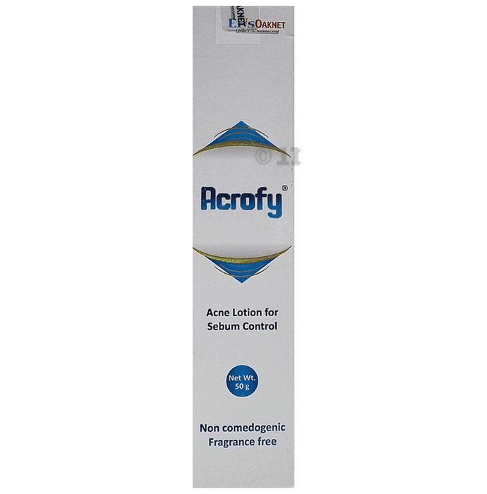 Acrofy Moisturizer for Acne-Prone Skin | Sebum Control Formula | Oil ...