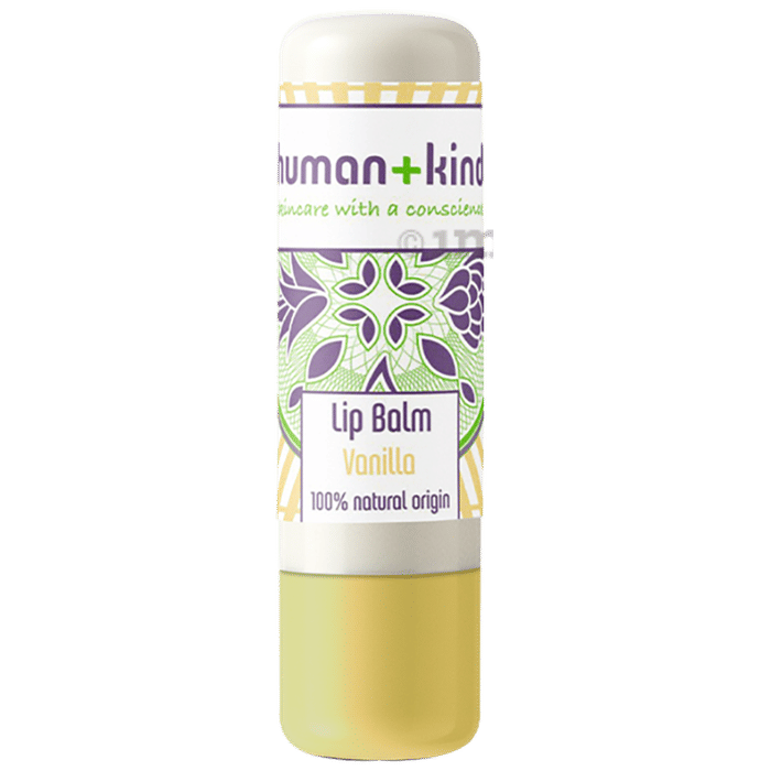 Human+Kind Lip Vanilla Balm: Buy Roll-on bottle of 4.7 gm Balm at 𝗯𝗲𝘀𝘁 ...