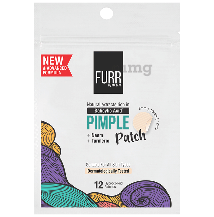 Furr by Pee Safe Pimple Hydrocolloid Patch for All Skin Types: Buy ...