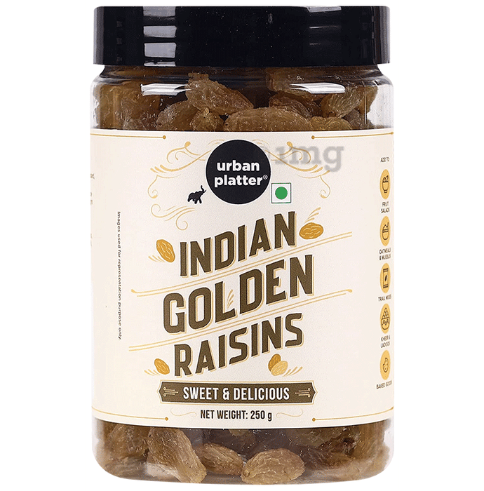 Urban Platter Indian Golden Raisins: Buy jar of 250.0 gm Dry Fruits at ...