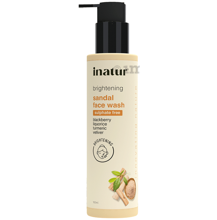 Inatur Sandal Brightening Face Wash: Buy pump bottle of 100.0 ml Face ...