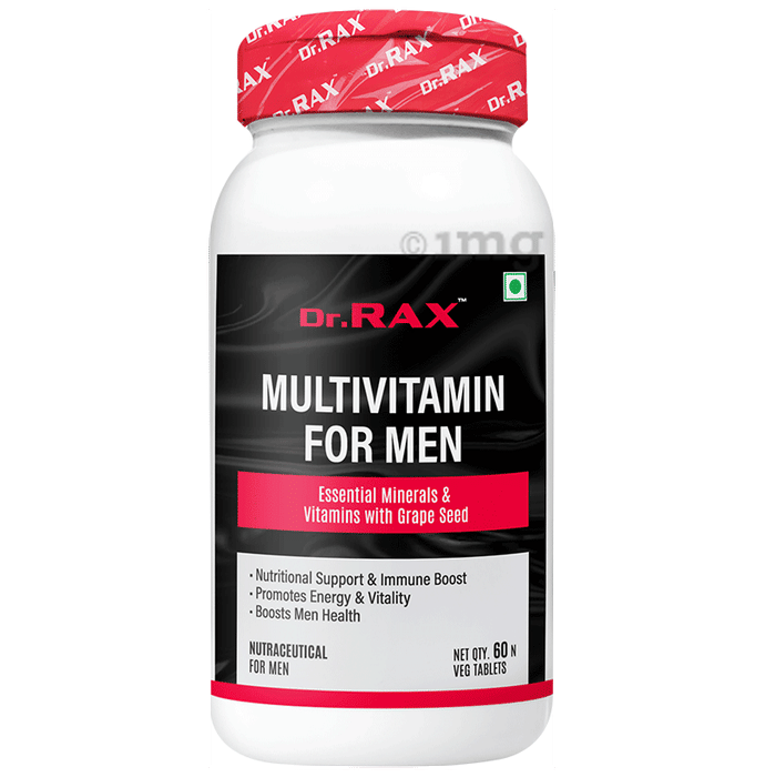 Dr. Rax Multivitamin for Men Veg Tablet: Buy bottle of 60.0 tablets at ...