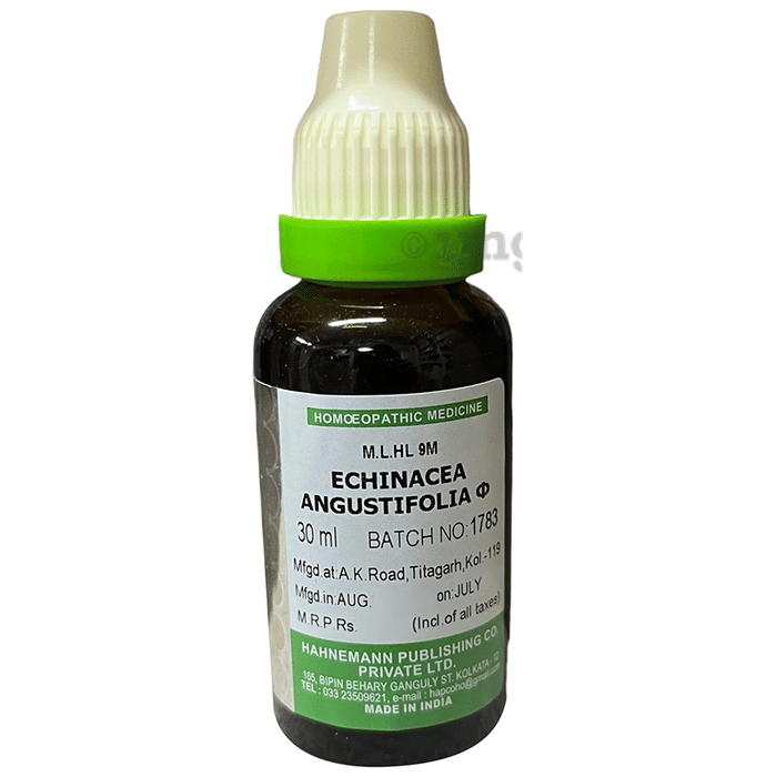 Hapco Echinacea Angustfolia Mother Tincture Q: Buy bottle of 30.0 ml ...