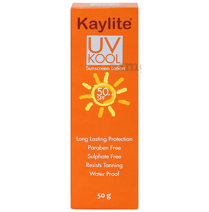 Kaylite UV Kool Sunscreen Lotion SPF 50++: Buy tube of 50.0 gm Lotion ...